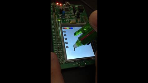 Stm32f429i Disco Ugfx Notepad Freertos Youtube