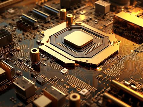 Computer Circuit Board Stock Illustration Illustration Of Motherboard 302988068