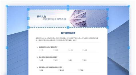 如何让你的调查问卷更美观 知乎