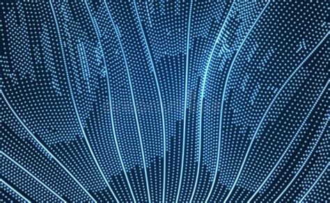 Abstract Science Or Technology Background Graphic Design Network Illustration With Particle