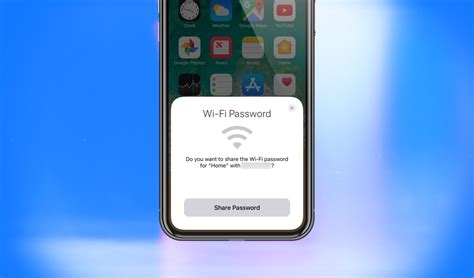 How To Share Your Wifi Password With Someone Else Running Ios 11