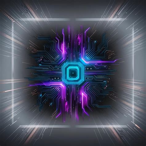Abstract Technology Background Premium Ai Generated Image
