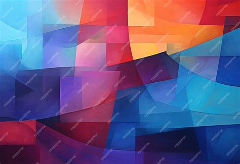 Premium Photo Photo Of Abstract Modern Pattern Geometric Shapes Background