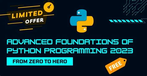 Advanced Foundations Of Python Programming 2023 Cigma Foundation