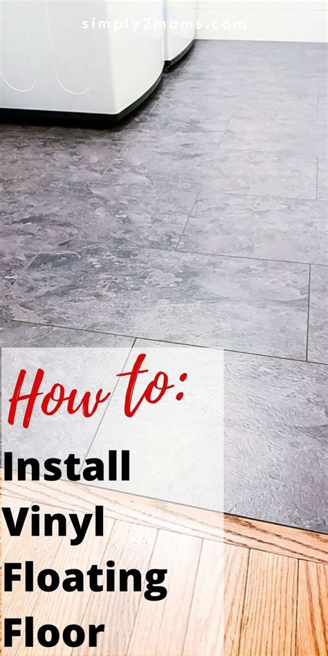 How To Install Floating Vinyl Flooring Over Old Floors Floating Vinyl