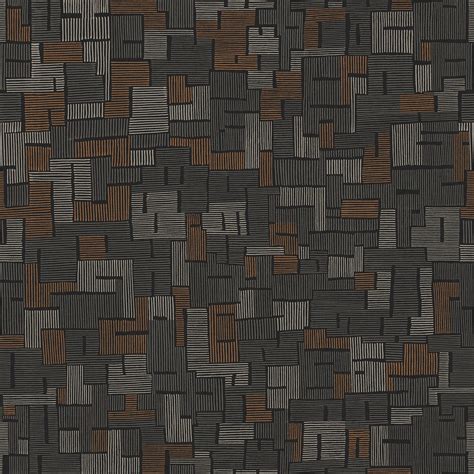 Modern Elements Fractures Black Multi Villa Rosa Designs