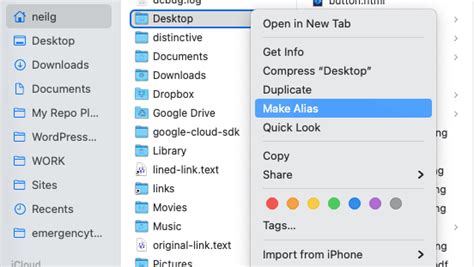Difference Between A Symbolic Link And A Finder Alias In Macos Wp Beaches