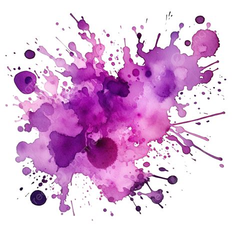 Watercolor Splatter Clipart