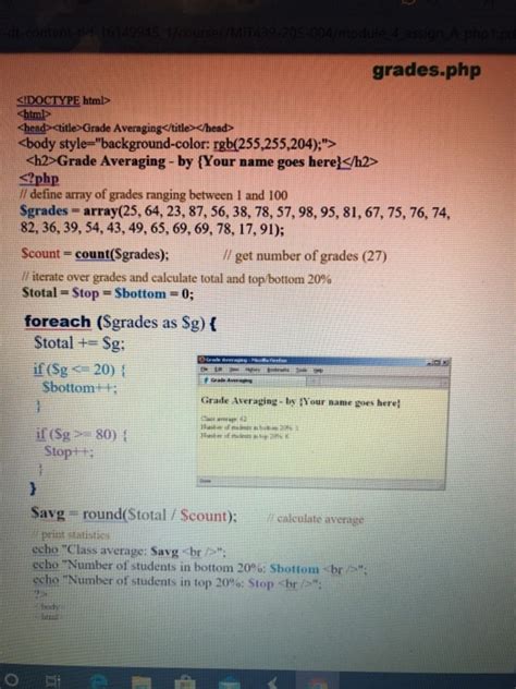 Solved Module4assignaphp1docx Module 4 Arrays And