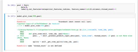 Threadcount Error While Generating Tree Using Pool · Issue 1203 · Catboostcatboost · Github