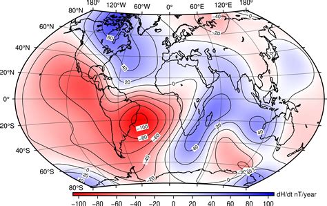 Earth Magnetic Field Map