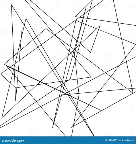 Asymmetrical Texture With Random Chaotic Lines Abstract Geometric
