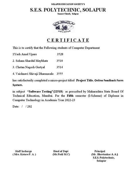 microproject report format pdf