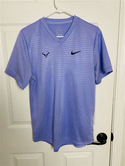 Nike Rafa Nadal 2020 Clay Tennis Shirt Medium Aerorea… Gem