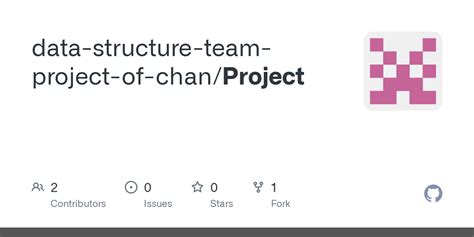 Github Data Structure Team Project Of Chan Project