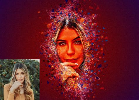 Splatter Dispersion Photoshop Action MasterBundles