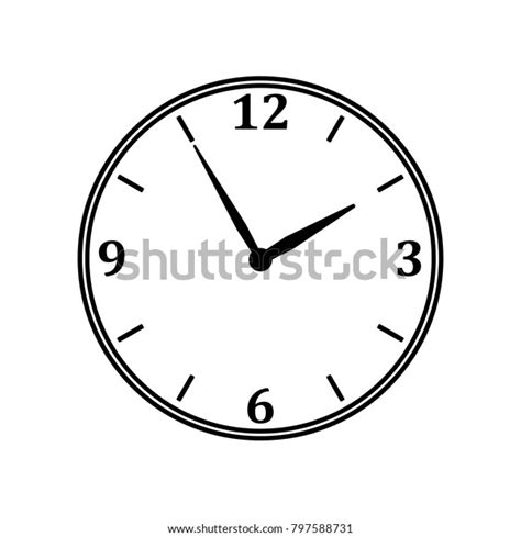 Clock Illustration Numbers Vector Stock Vector Royalty Free Shutterstock