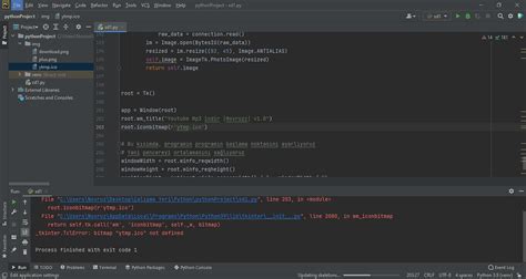 Tkintertclerror Bitmap Not Defined Hatası Tkinter Yazbel Forumu