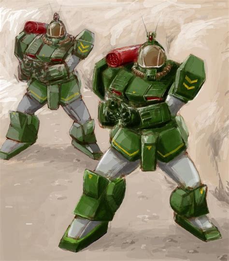 Soltic H8 Roundfacer Taiyou No Kiba Dougram Drawn By Itsukaituka