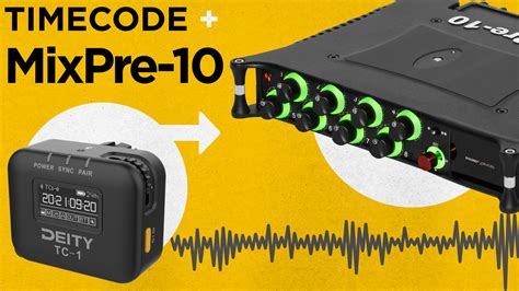 How To Set Up Timecode On The Sound Devices Mixpre 10