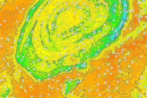 create topographic map or contour map in arcgis qgis based on dem by