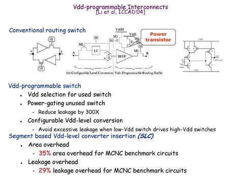 chapter 3b leakage efficient chip level dual vdd assignment with time slack allocation for fpga