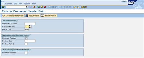 SapOffice Reverse A FI Document