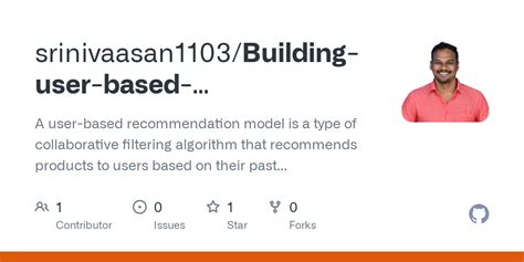 Github Srinivaasan1103 Building User Based Recommendation Model A