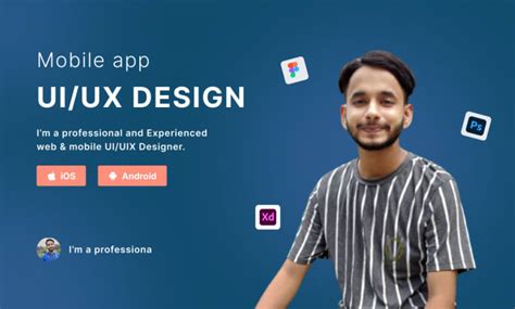 create mobile app ui ux website design landing page by montaeuiux