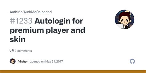 Autologin For Premium Player And Skin · Issue 1233 · Authmeauthmereloaded · Github