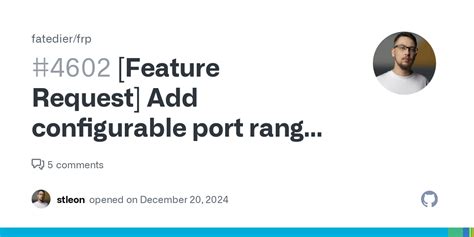 Feature Request Add Configurable Port Range For P2p Mode · Issue