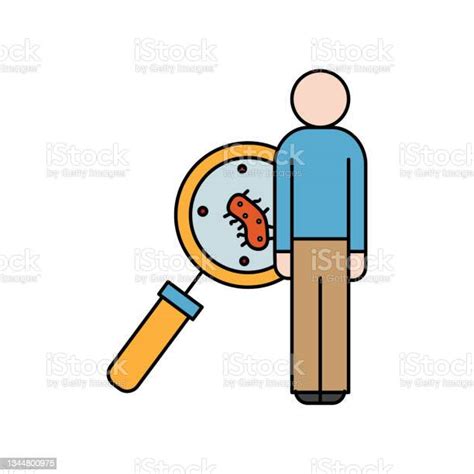 질병 박테리아 헬스케어 라인 아이콘 박테리아 바이러스 일러스트 아이콘의 요소 웹 로고 모바일 앱 Ui Ux에 기호 기호를 사용할 수 있습니다 0명에 대한 스톡 벡터 아트 및