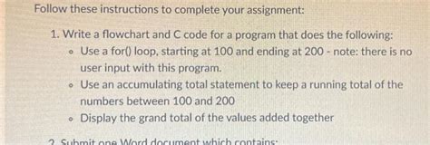 Solved When Doing The Flowchart Represent It With The Chegg