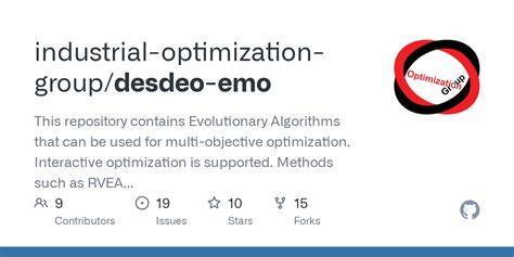 github industrial optimization group desdeo emo this repository contains evolutionary