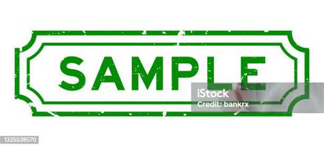그런지 그린 샘플 워드 고무 비즈니스 씰 스탬프 에 화이트 배경 건강관리와 의술에 대한 스톡 벡터 아트 및 기타 이미지 건강