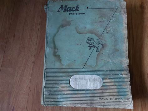 Early R Model MACK Parts Manual That Second Hand Place