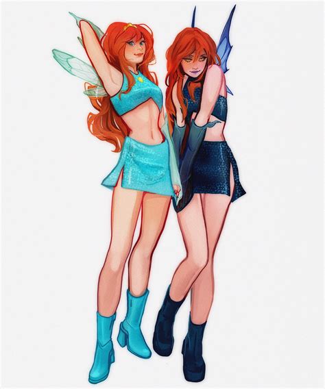 Winx Club Evil Bloom And Sky
