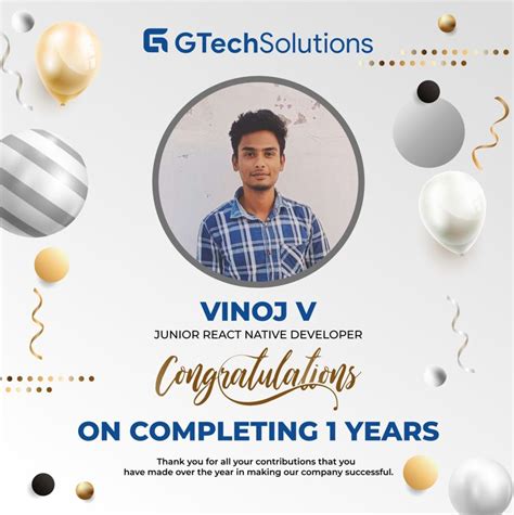G Tech Solutions On Linkedin Gtechsolutions Gtech Workanniversary Anniversary