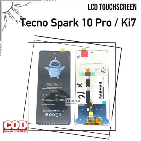 Lcd Touchscreen Tecno Spark 10 Pro Ki7 Fullset Lazada Indonesia