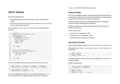21 Variance Cs2030 S Programming Methodology Ii Unit 21 Variance