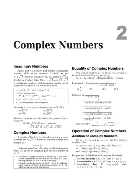 Complex No Pdf