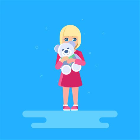 120 Clip Art Of A Embarrassed Teenage Girl Ilustração De Stock