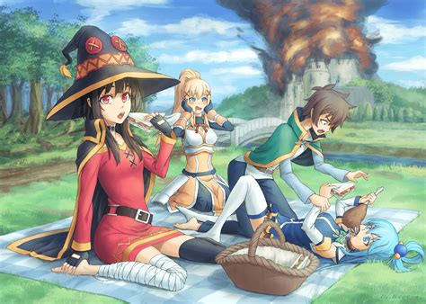 Konosuba Aqua Desktop Wallpapers Wallpaper Cave