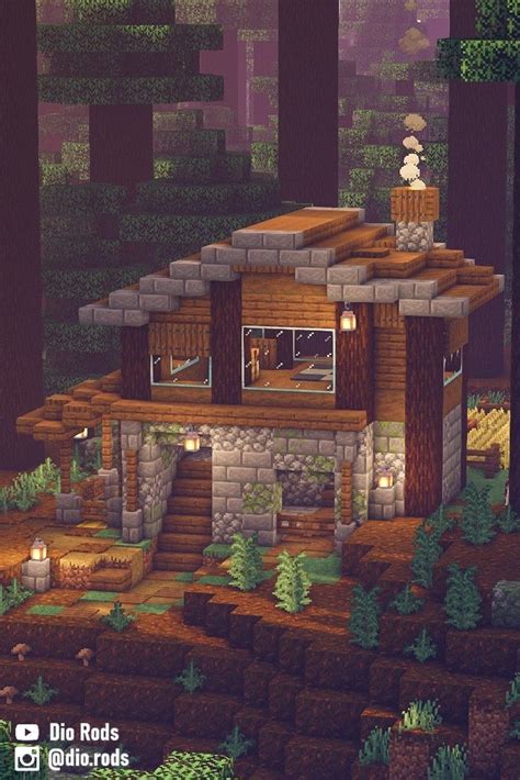 Minecraft Starter House Biome Taiga Spruce Build Minecraft