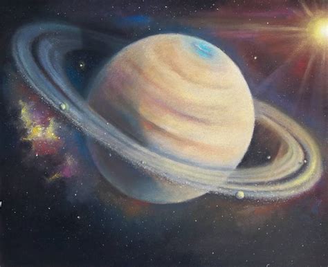 Saturn Planet Drawing By Victoria Polshina Saatchi Art
