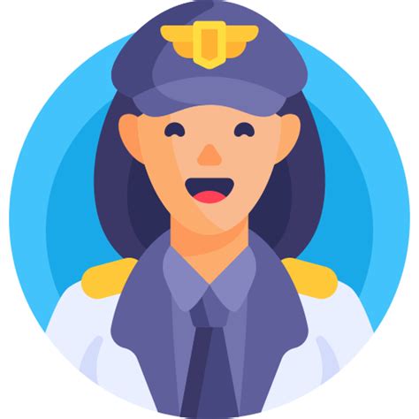 Pilot Detailed Flat Circular Flat Icon