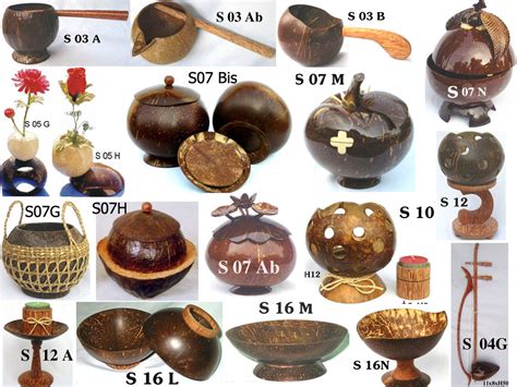 Products From Coconut Shells Coconuts Products
