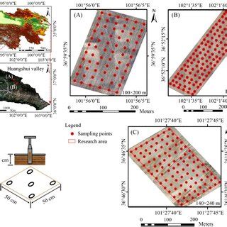Distribution Map Of Sampling Points Download Scientific Diagram