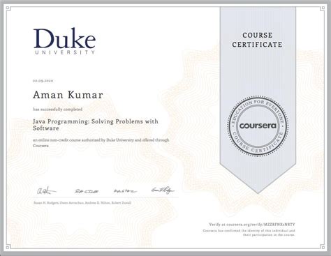 javaprogramming coursera dukeuniversity certificateofcompletion