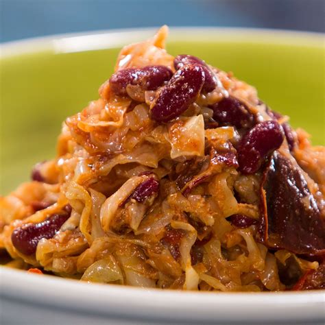 Рецепта Салата с кисело зеле и боб Kaufland